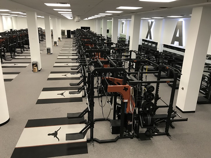 University of Texas Weight Room Installation | Power Lift